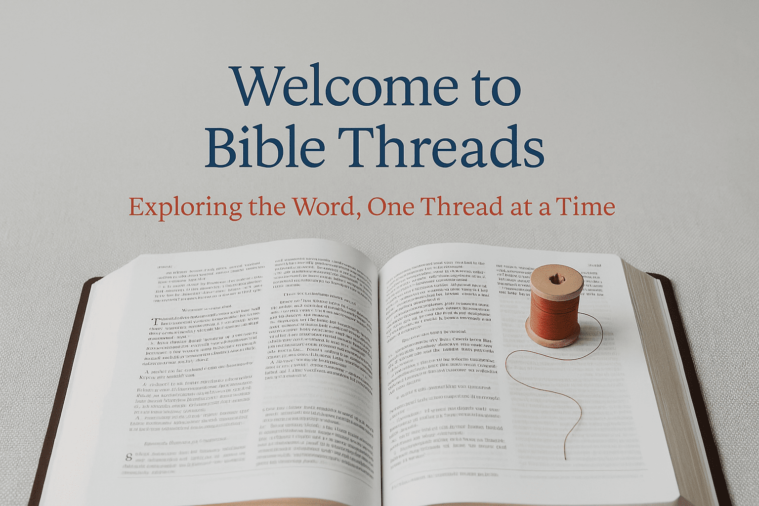 Welcome to Bible Threads™ - Bible Threads™